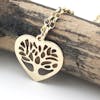9K Heart Shaped Tree Of Life Pendant, Made in… | My Irish Jeweler
