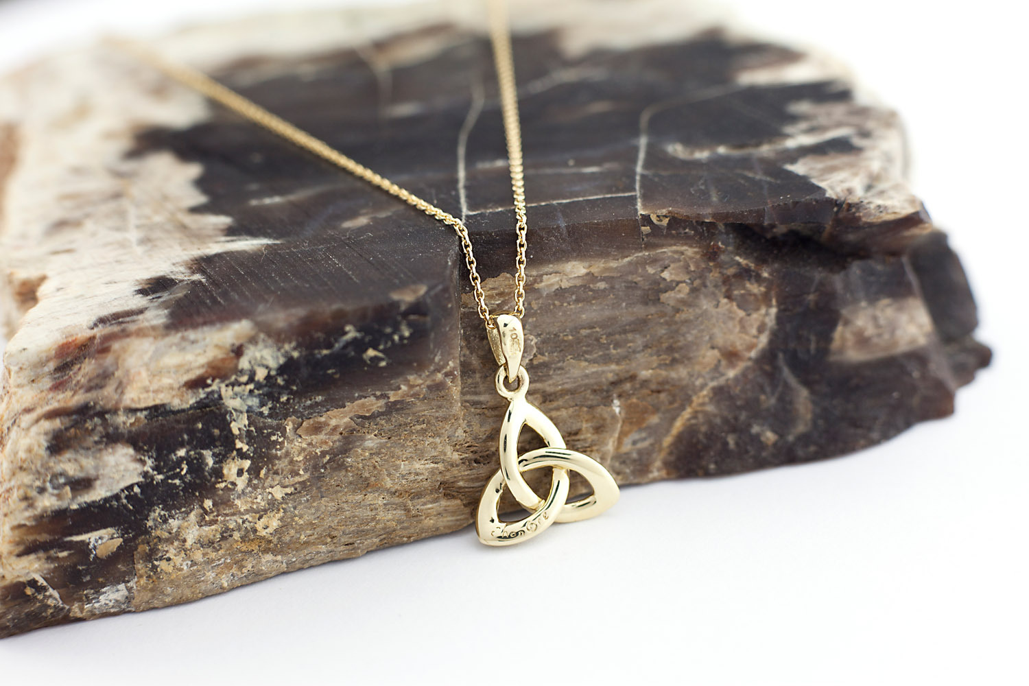 10K Double Sided Trinity Knot Pendant, From Ireland | My Irish Jeweler