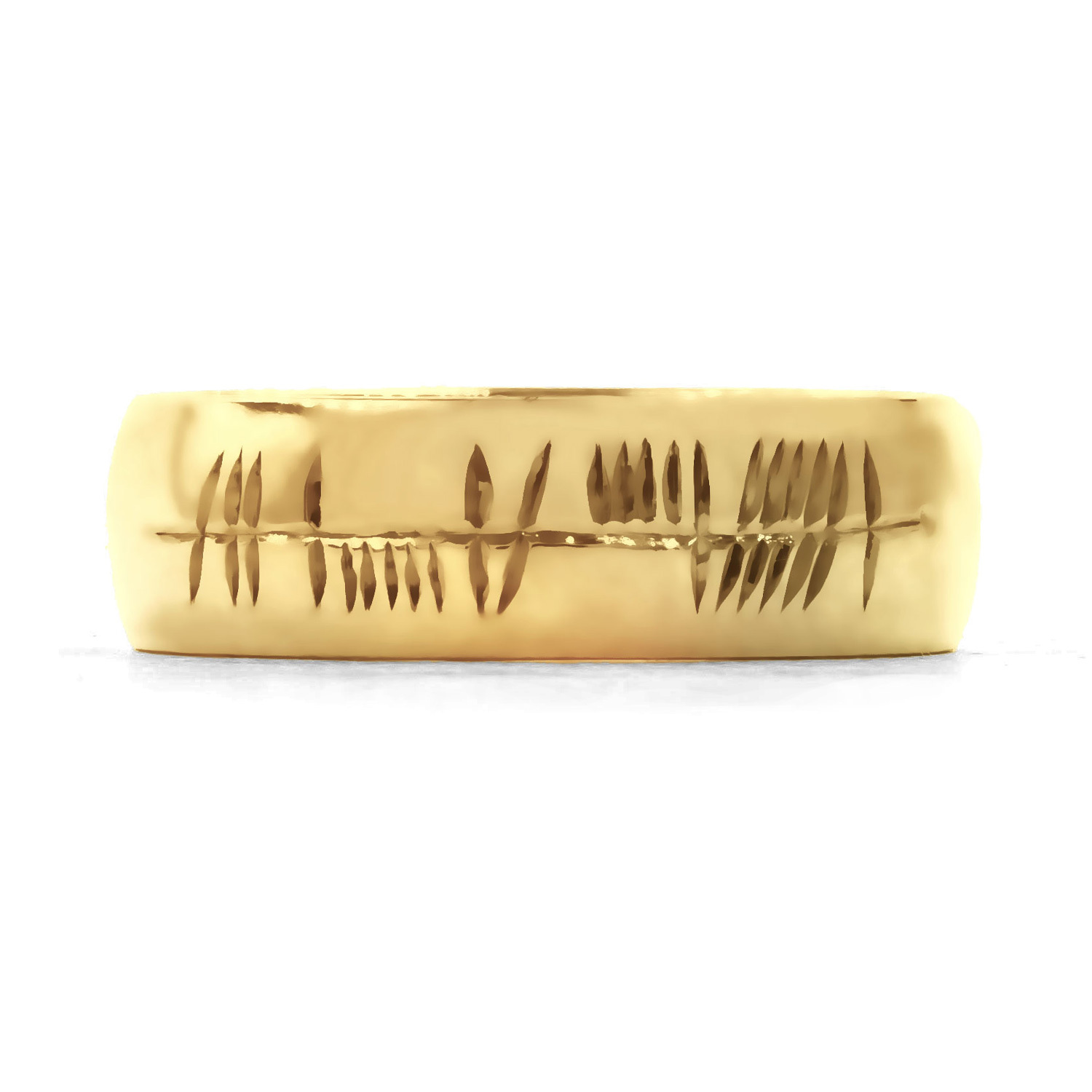 Personalised Ogham Couples Ring Set, From Ireland | My Irish Jeweler