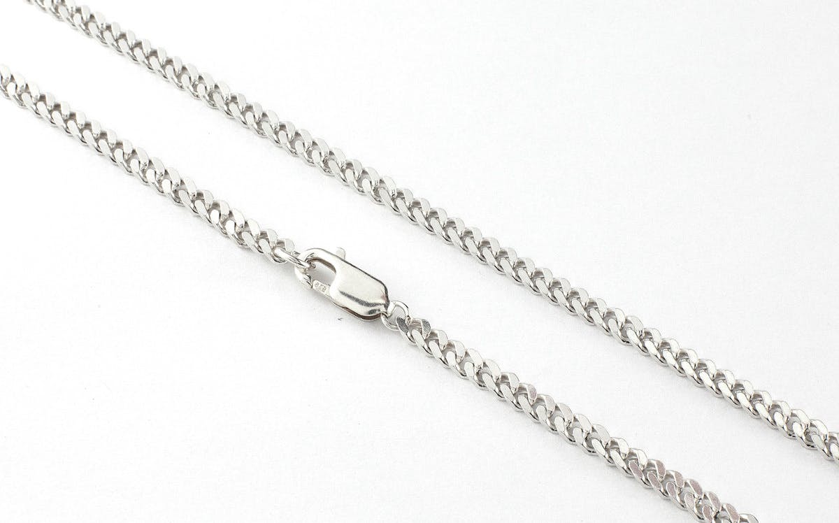 Heavy Curb Chain In Sterling Silver, From Ireland | My Irish Jeweler