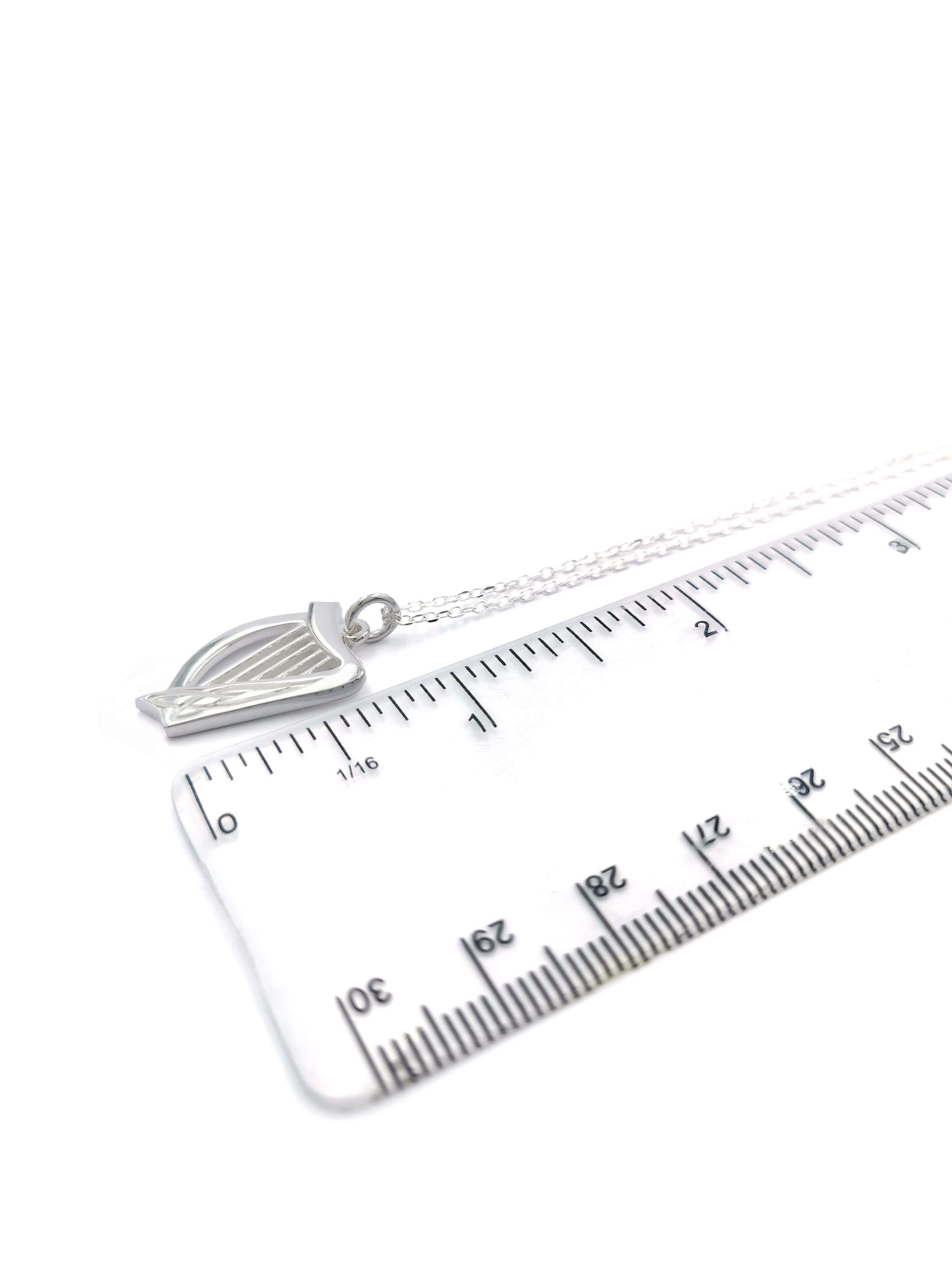 Sterling Silver Harp Necklace, From Ireland | My Irish Jeweler