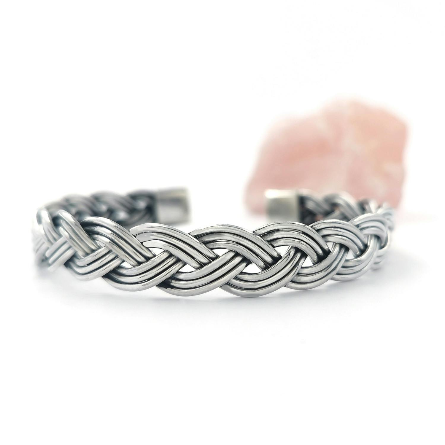 Sterling Silver Oxidized Double Braid Celtic… | My Irish Jeweler