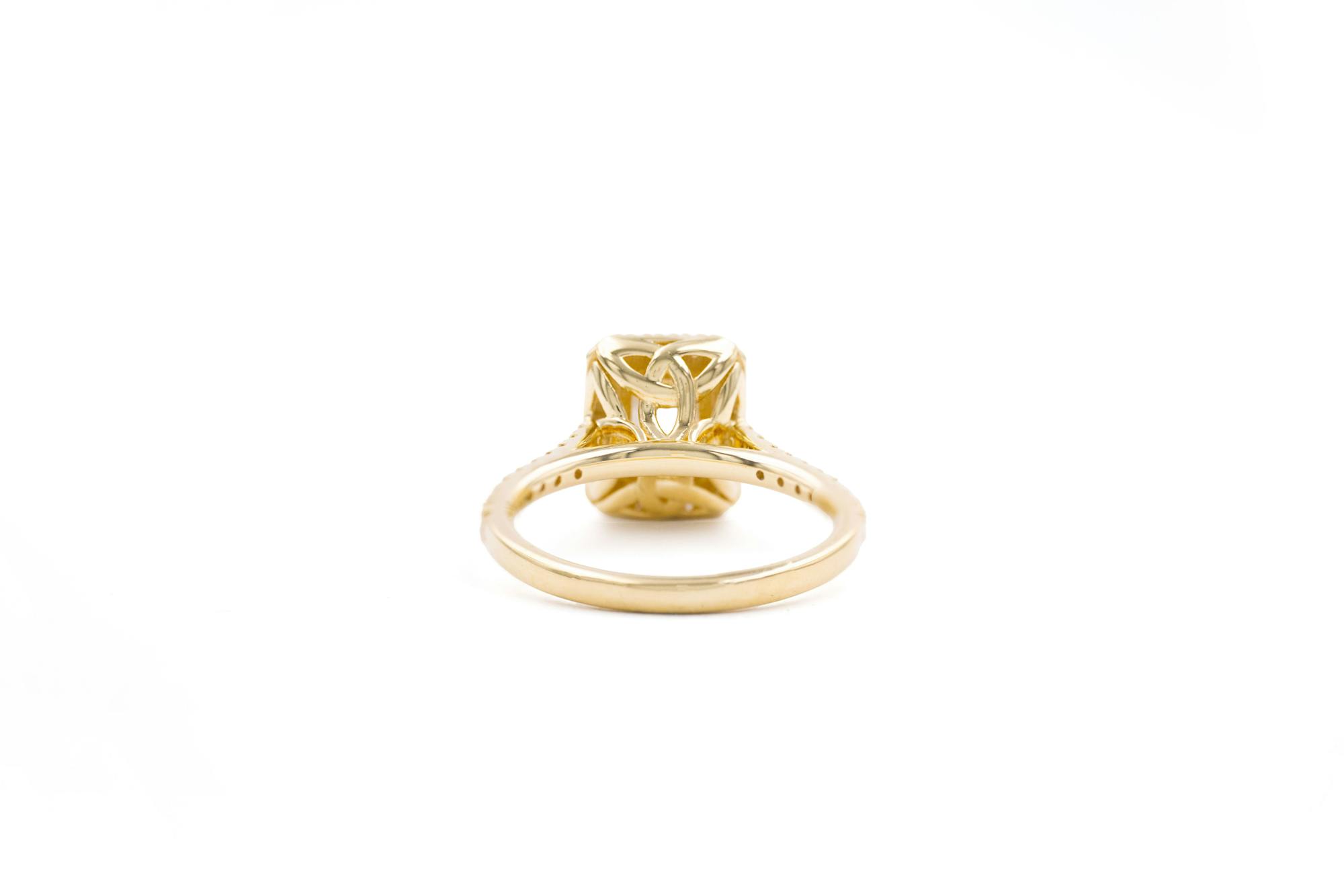 2ct Emerald Cut Diamond Trinity Knot Ring, From… | My Irish Jeweler