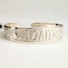 Silver Mo Anam Cara Bangle - My Soul Mate, Made in Ireland