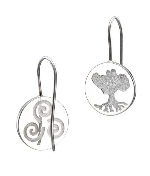 Sterling Silver Irish Roots Tree of Life Earrings,… | My Irish Jeweler