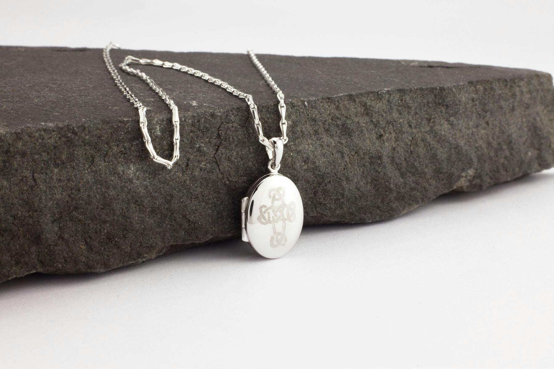 Sterling Silver Cross Locket, From Ireland | My Irish Jeweler