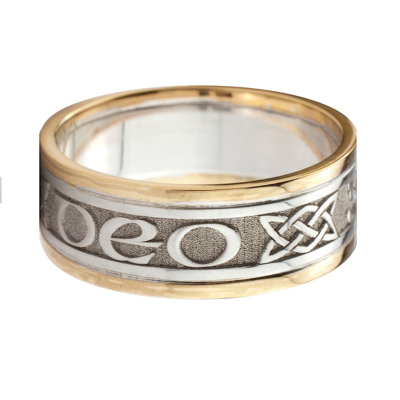Grá Go Deo Ring with Trim, From Ireland | My Irish Jeweler