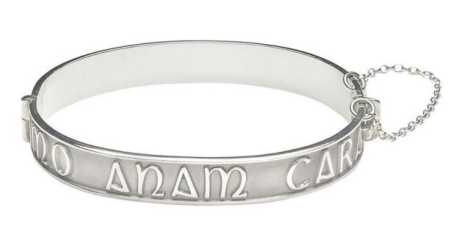 Silver Mo Anam Cara Bangle, From Ireland | My Irish Jeweler
