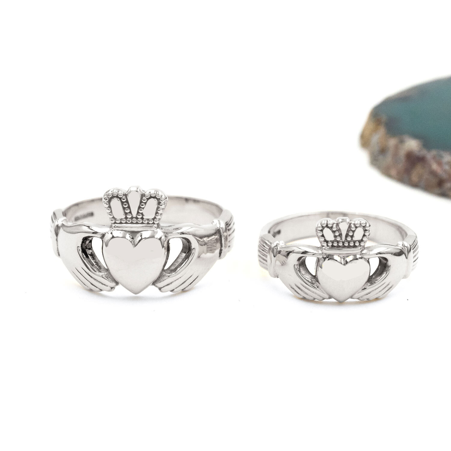 Traditional Claddagh Couples Rings Set, From… | My Irish Jeweler