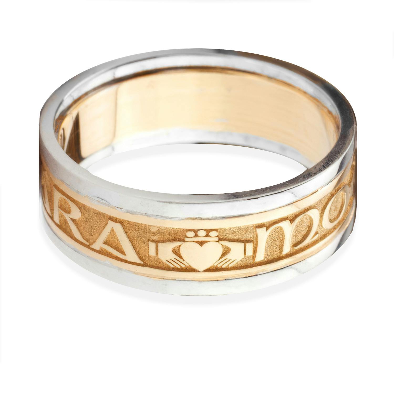 Mo Anam Cara Ring with Trim, From Ireland | My Irish Jeweler